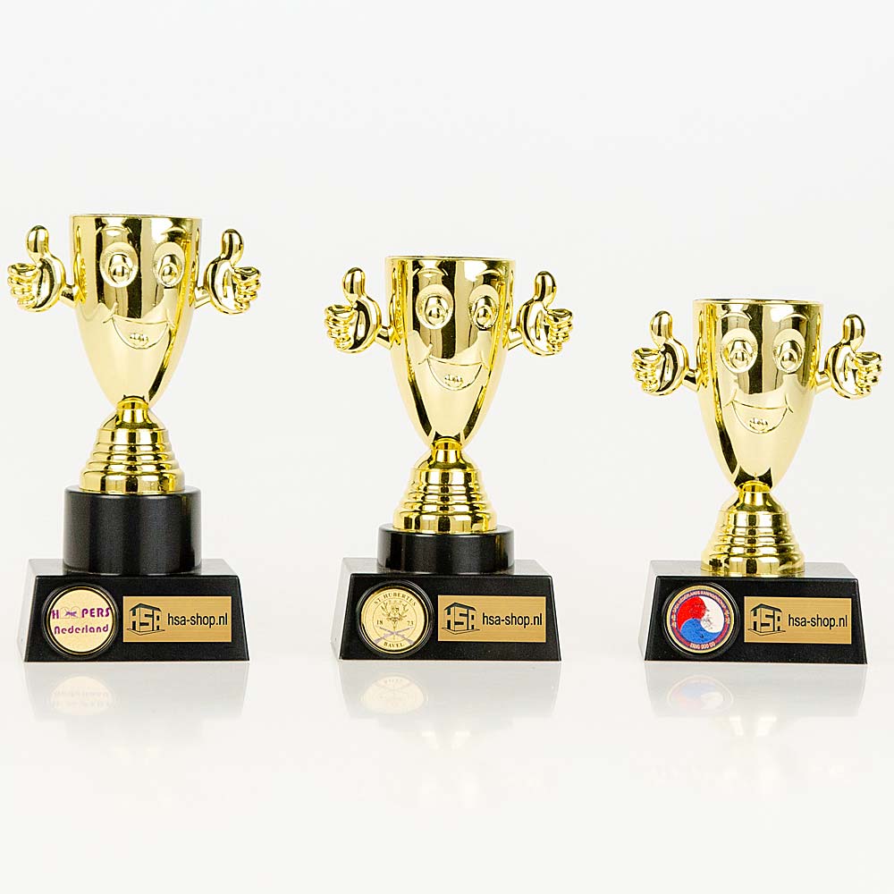 Trofee Happy goud — HSA-shop